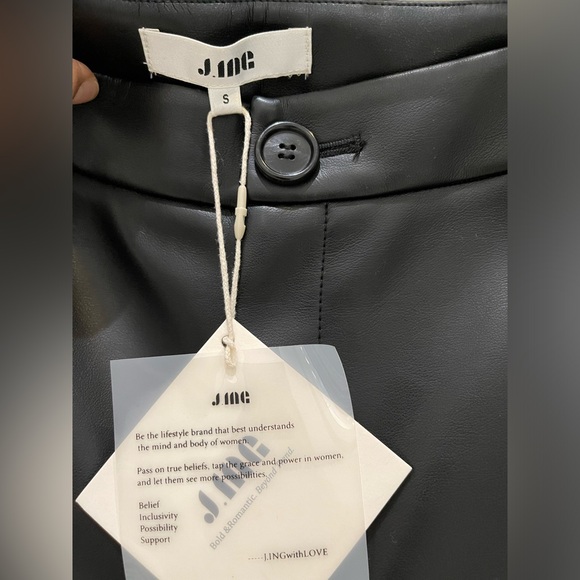 jing | Pants & Jumpsuits | Nwt Jing Vegan Leather Skinny Pant | Poshmark
